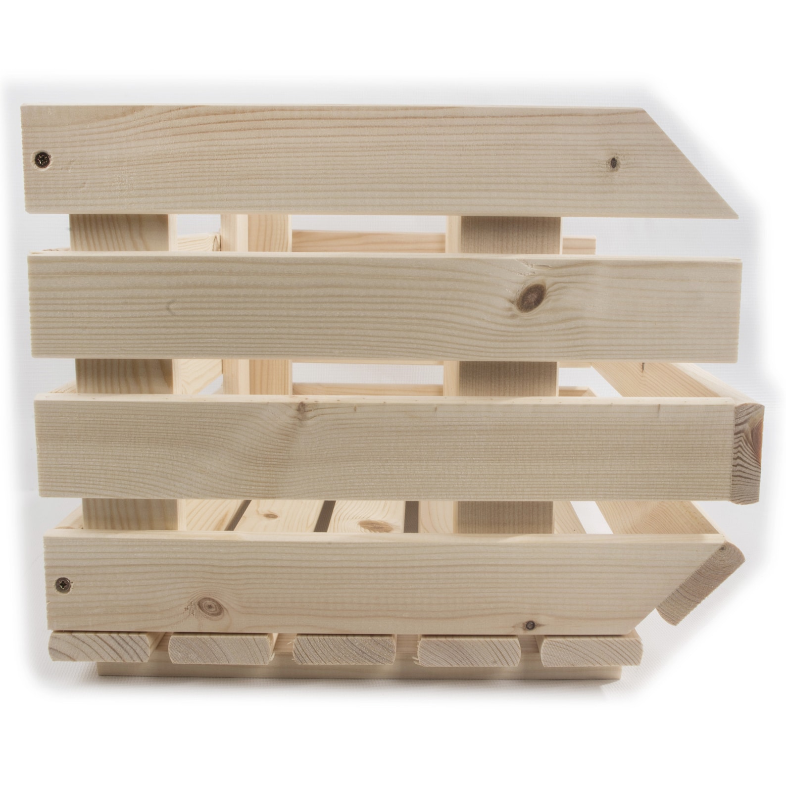 Wooden Vegetable Boxes | Choice of Options | Food Storage Rack Trolley ...