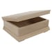 Traditional Style Blank Wooden Boxes With Hinged Lid | Craft Keepsake ...