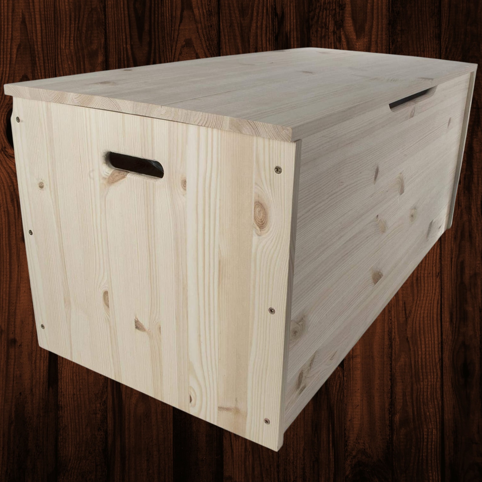 Xlarge Wooden Storage Chest Bedding Trunk | Ottoman Bench | Kids ...
