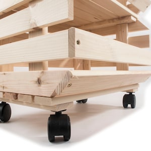 Wooden Vegetable Boxes | Choice of Options | Food Storage Rack Trolley ...