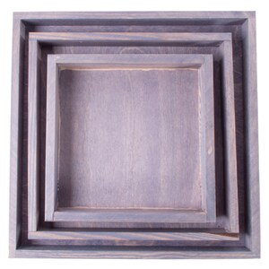 Wooden Shallow Tray | Stained & Varnished to Order | 6 Sizes | 80 ...