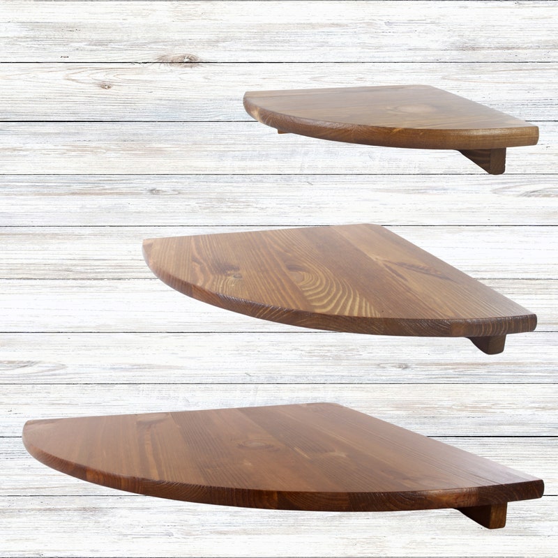 Oak Corner Shelf - Etsy UK
