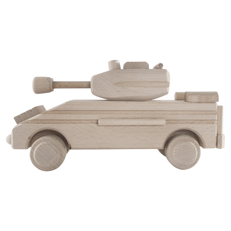 Wooden Tank Military Armored Fighting Vehicles | Handmade Toy | Plain ...