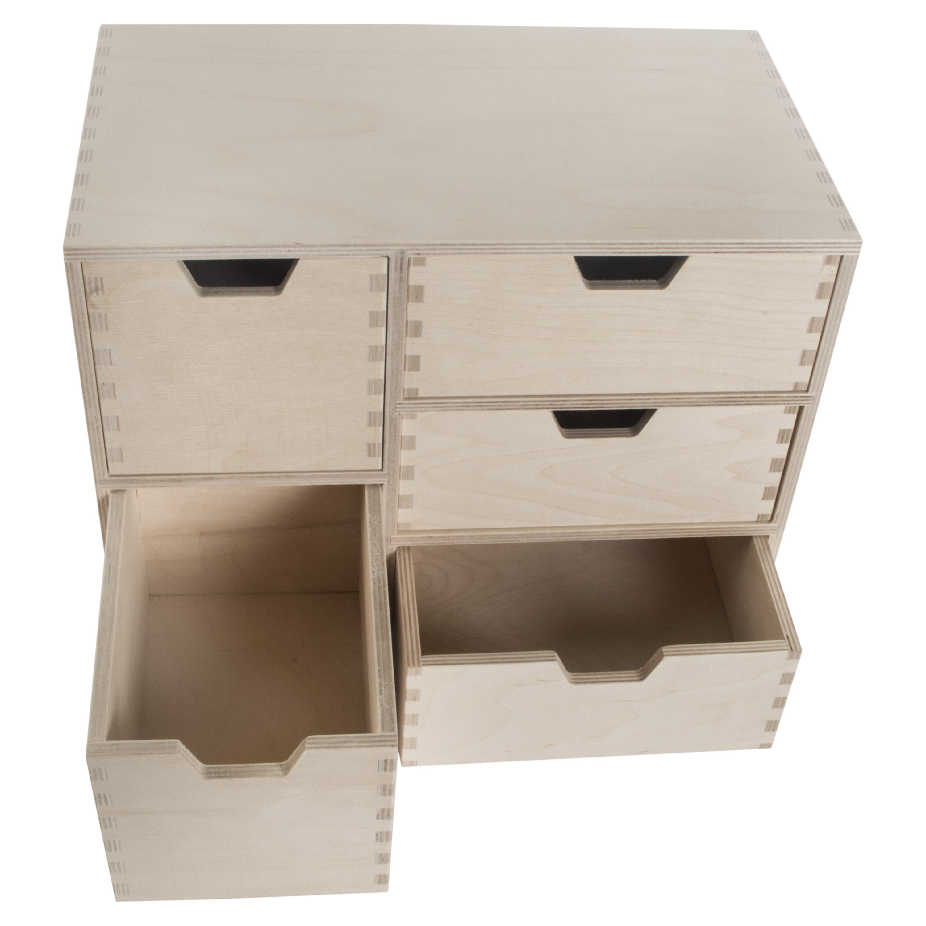 Wooden Mini Chest of 5 Drawers Desktop Organiser Cupboard - Etsy