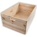 Extra Large Wooden Stacking Storage Crate Box Cut-out Handles Non ...