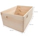 Large Plain Wooden Open Box | 33x25x15 Cm | Natural Pine Display ...