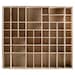 Large Wooden Trinket Display Shelf | 51 Compartments | Wall Hanging ...