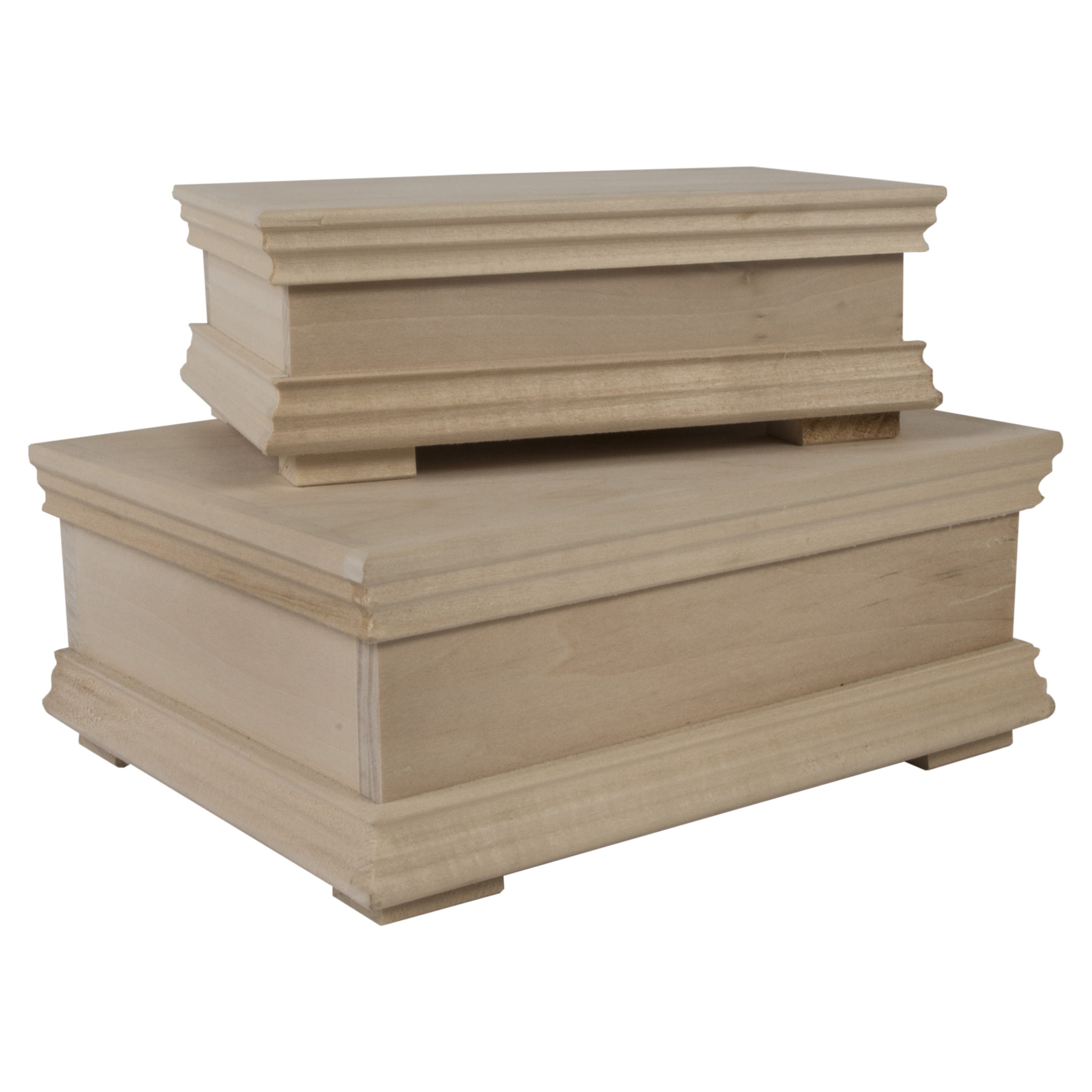 Traditional Style Blank Wooden Boxes With Hinged Lid Craft - Etsy UK