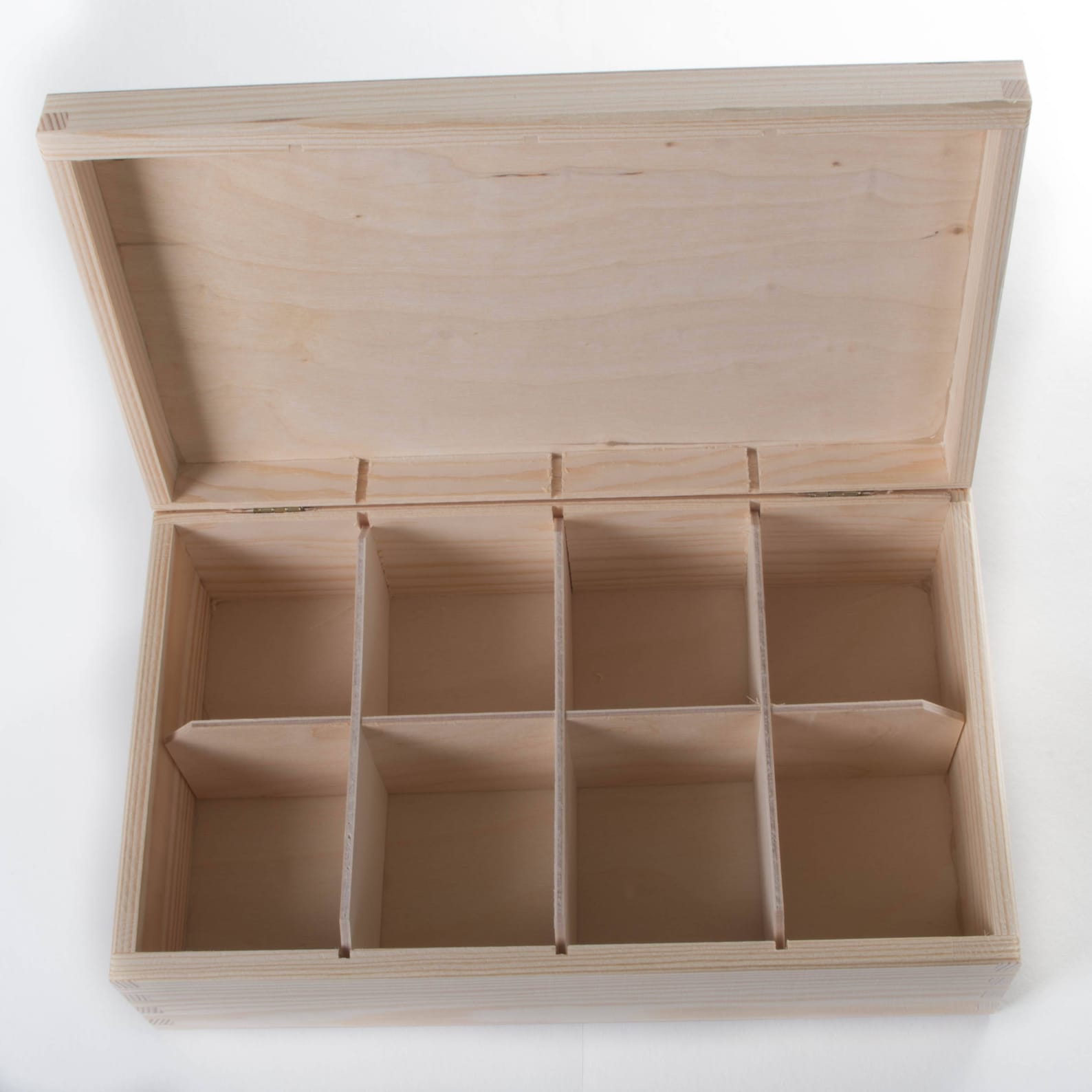 Plain Wooden Rectangular Storage Box With Hinged Lid/ 8 - Etsy Australia