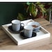Square Wooden Shallow Tray | 30x30x3 Cm | Display Presentation Box ...