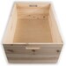 Extra Large Wooden Stacking Storage Crate Box Cut-out Handles Non ...