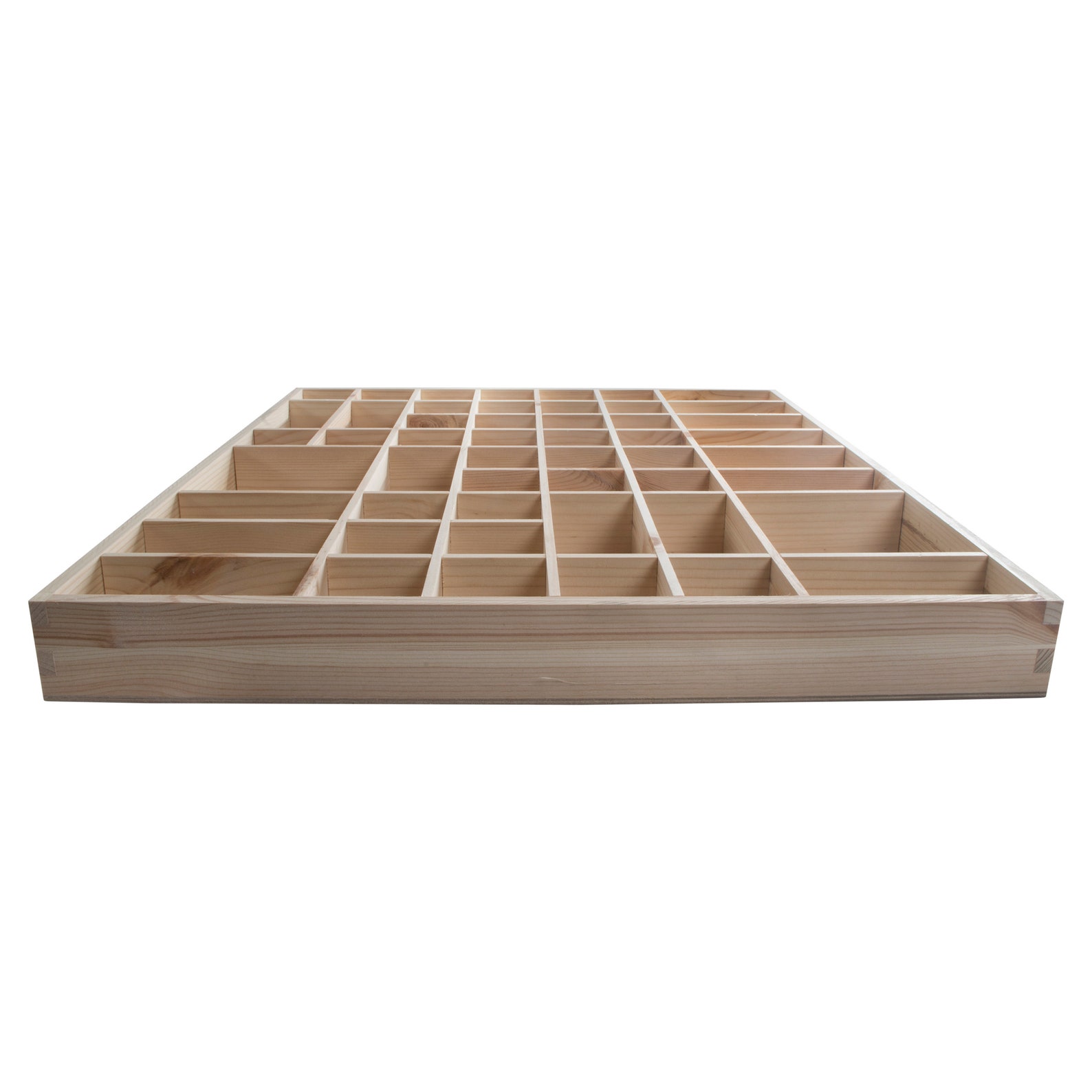 Large Wooden Trinket Display Shelf 51 Compartments Wall - Etsy UK
