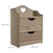 Decorative Wooden Mini Chest of Drawers Jewellery Box Make-up Trinket ...