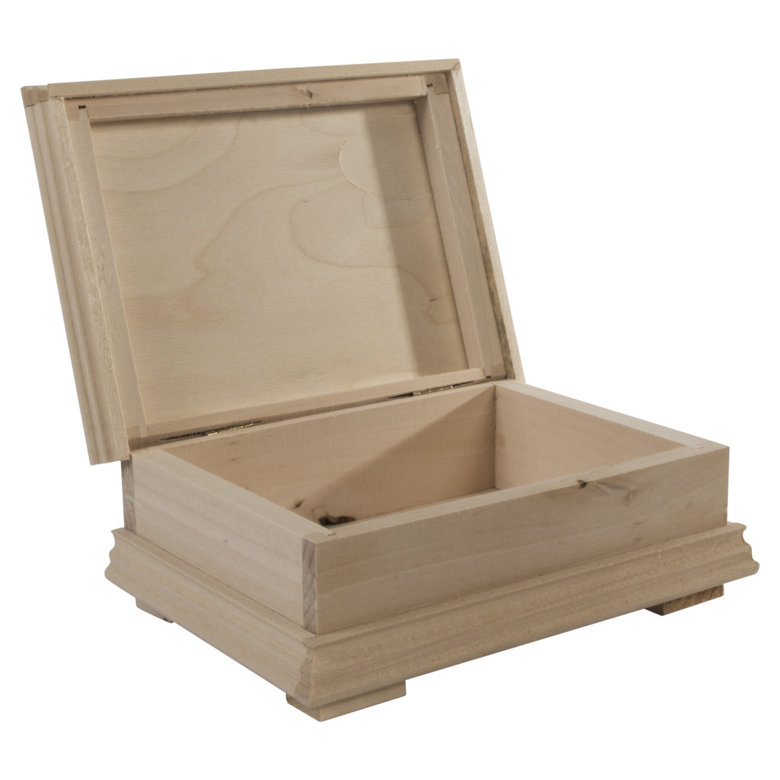 Traditional Style Blank Wooden Boxes With Hinged Lid Craft - Etsy UK