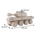 Wooden Tank Military Armored Fighting Vehicles | Handmade Toy | Plain ...