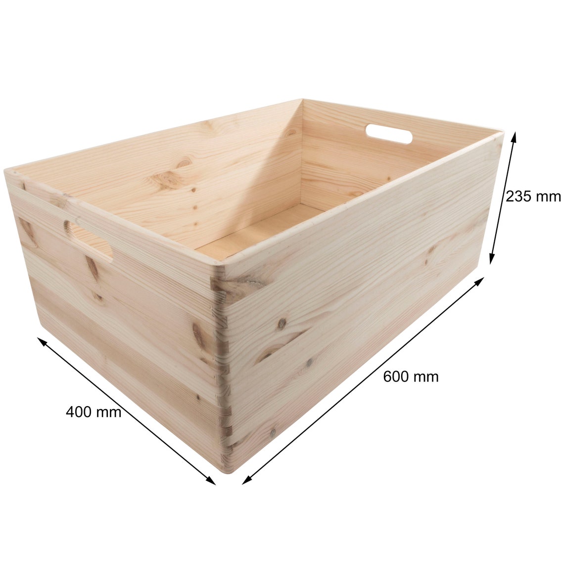 Extra Large Wooden Stacking Storage Crate Box Cut-out - Etsy