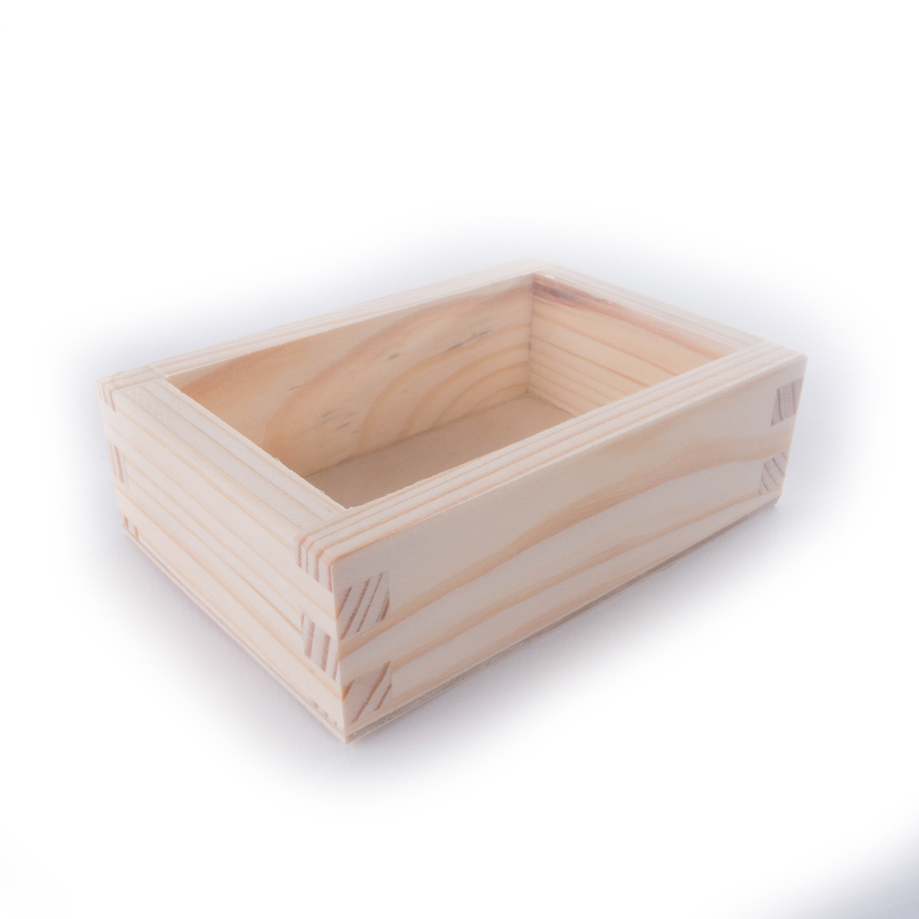 Wooden Open Simple Boxes | Choice of Sizes | Without a Lid | Craft ...