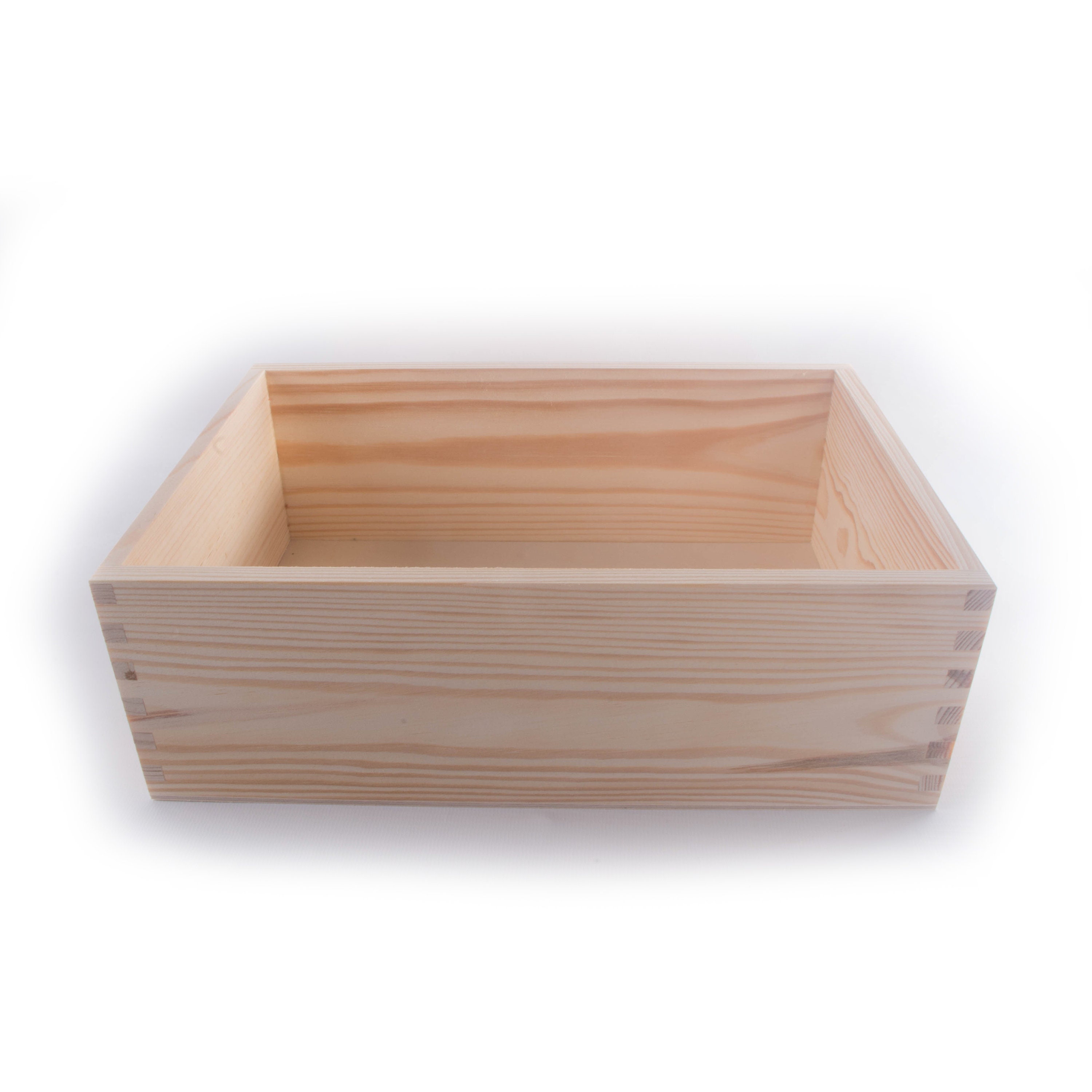 Wooden Open Simple Boxes | Choice of Sizes | Without a Lid | Craft ...