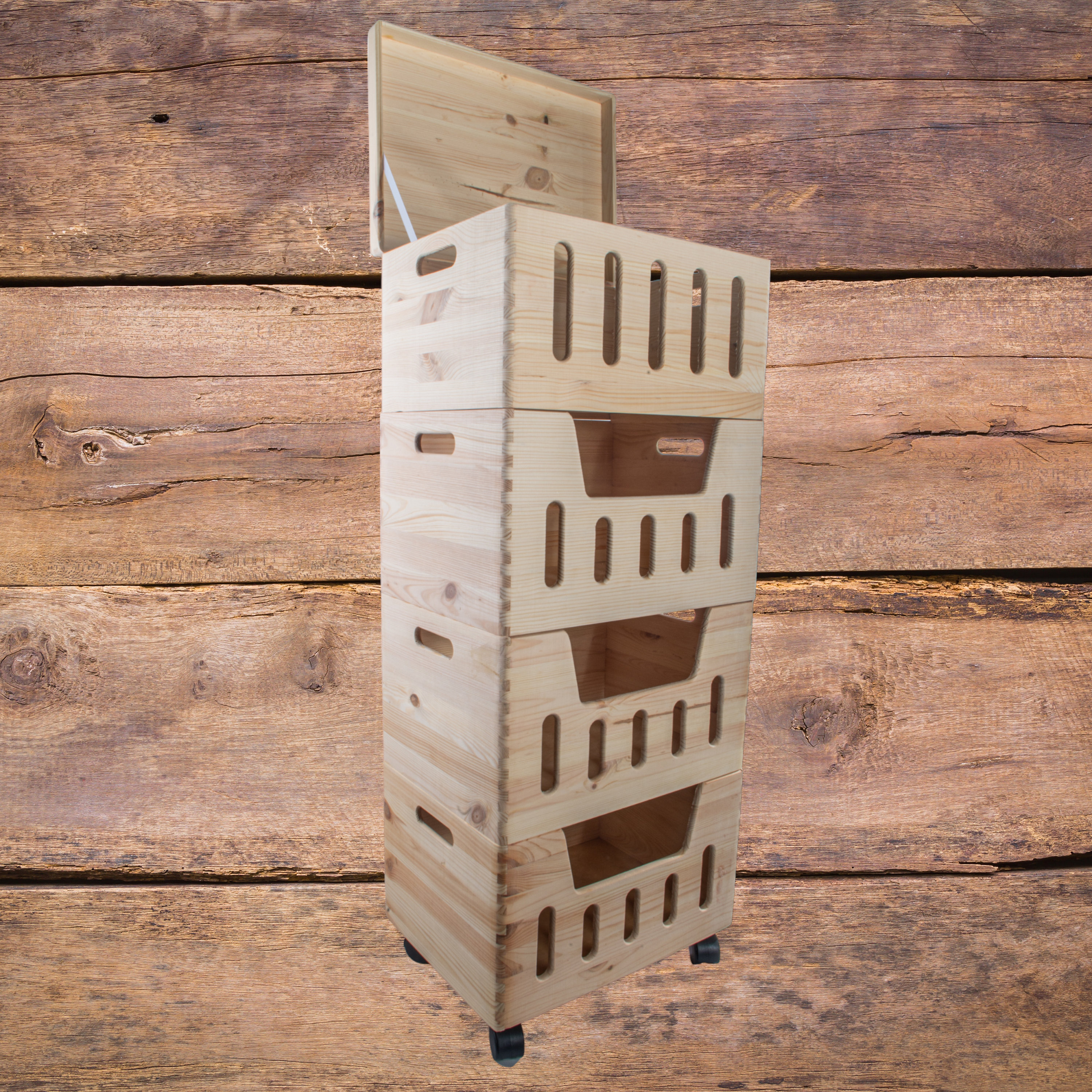 Wooden Storage Boxes Front Cut-outs | Choice of Options | Multi-purpose ...