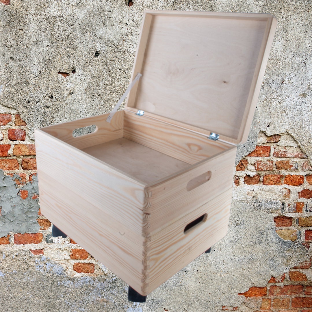 2 Tier Wooden Stackable Chest Boxes | Kids Toy Shoe Bin Organiser | Top ...