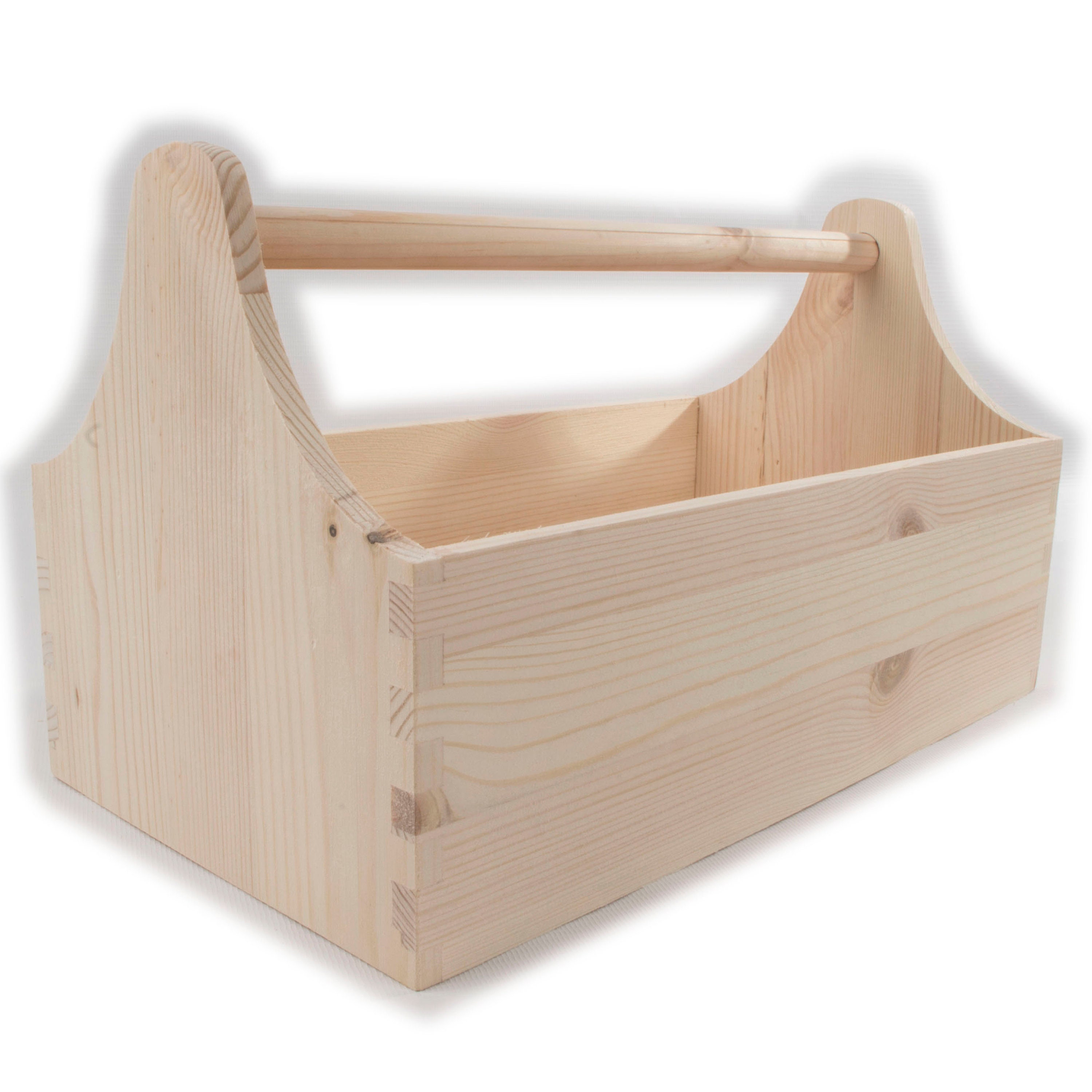 Wooden Trug Tool Box Carrier Garden Garage Storage Organiser - Etsy UK