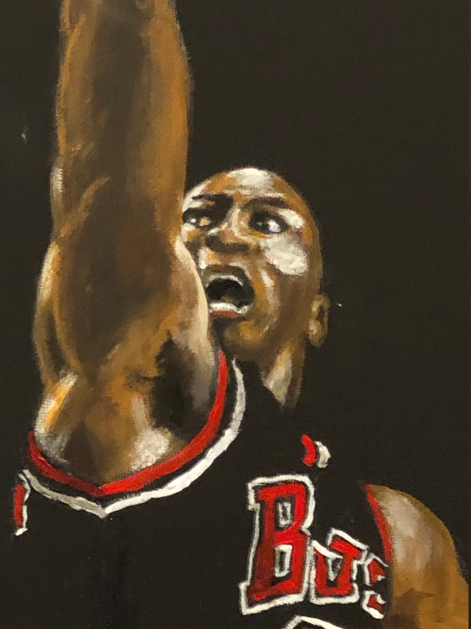 Michael Jordan Handpainted Canvas Art - Etsy