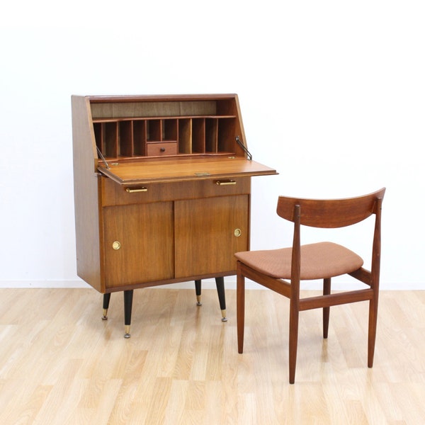 Mid Century Secretary Desk - Etsy