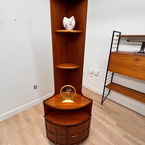 Mid Century Corner Unit/bookshelves by Nathan Furniture of London - Etsy