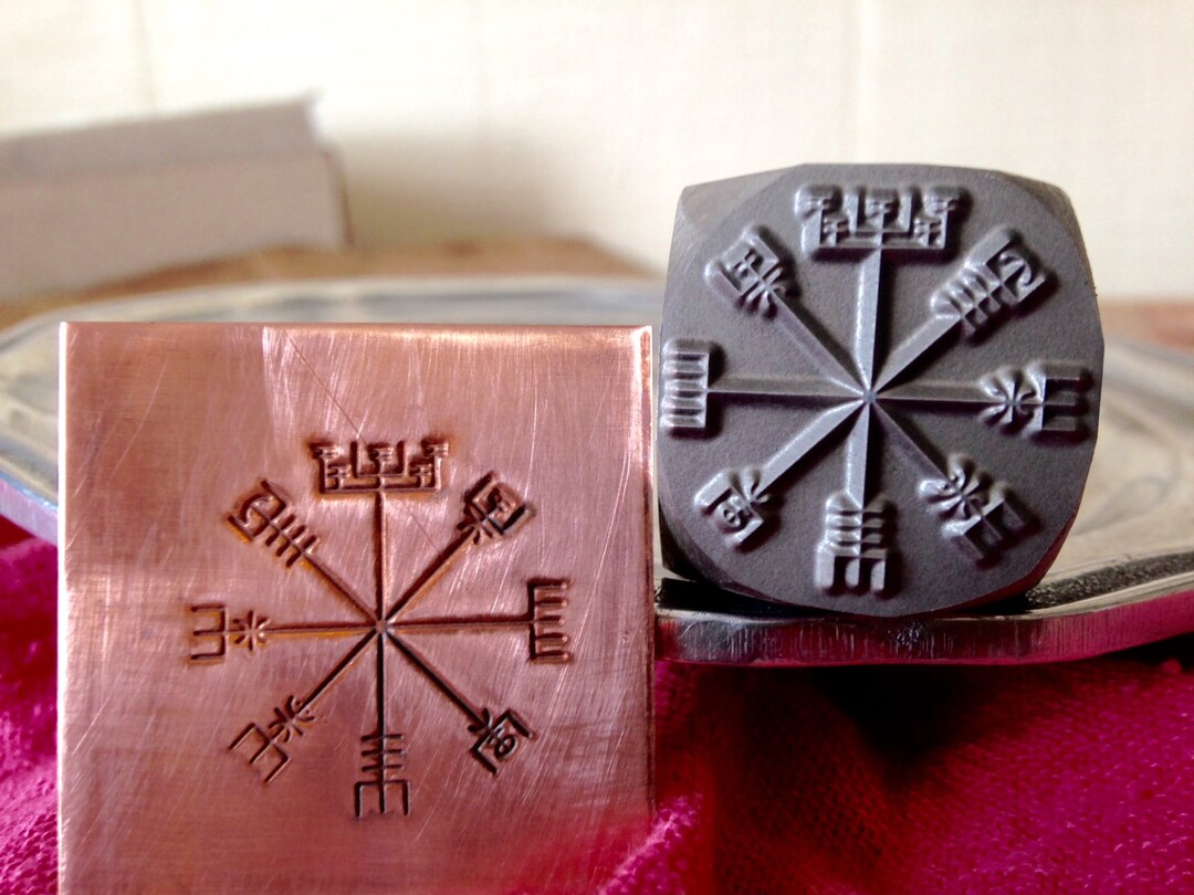 USA HAND MADE Vegvisir Metal Hand Stamp for Blacksmith and Metal ...