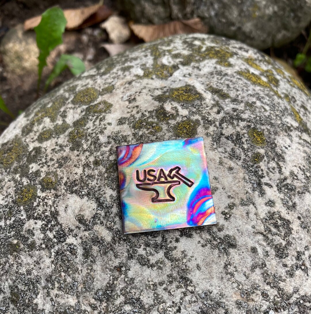 Blacksmith USA Anvil Hammer Metal Hand Stamp - Etsy