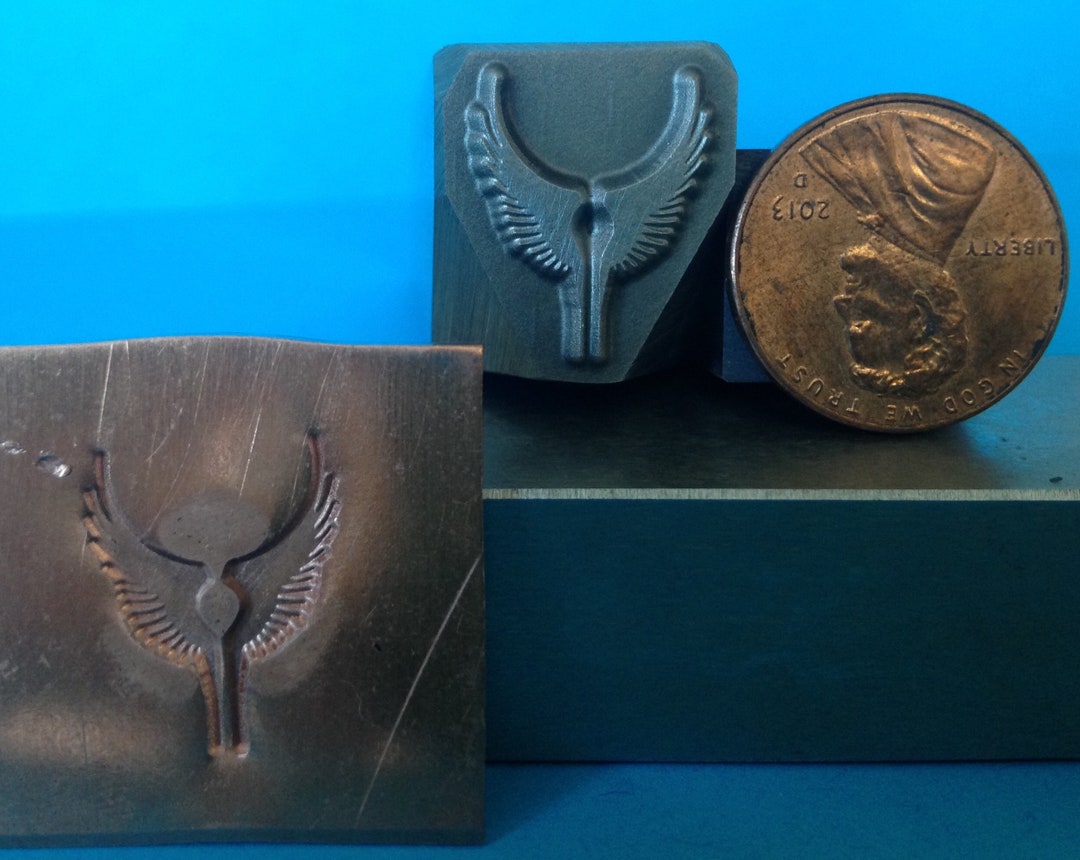 Valkyrie Wings Metal Hand Stamp - Etsy
