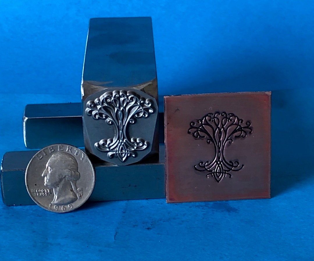 USA MADE Tree of Life Metal Hand Stamp for Blacksmith and Metal Artists ...