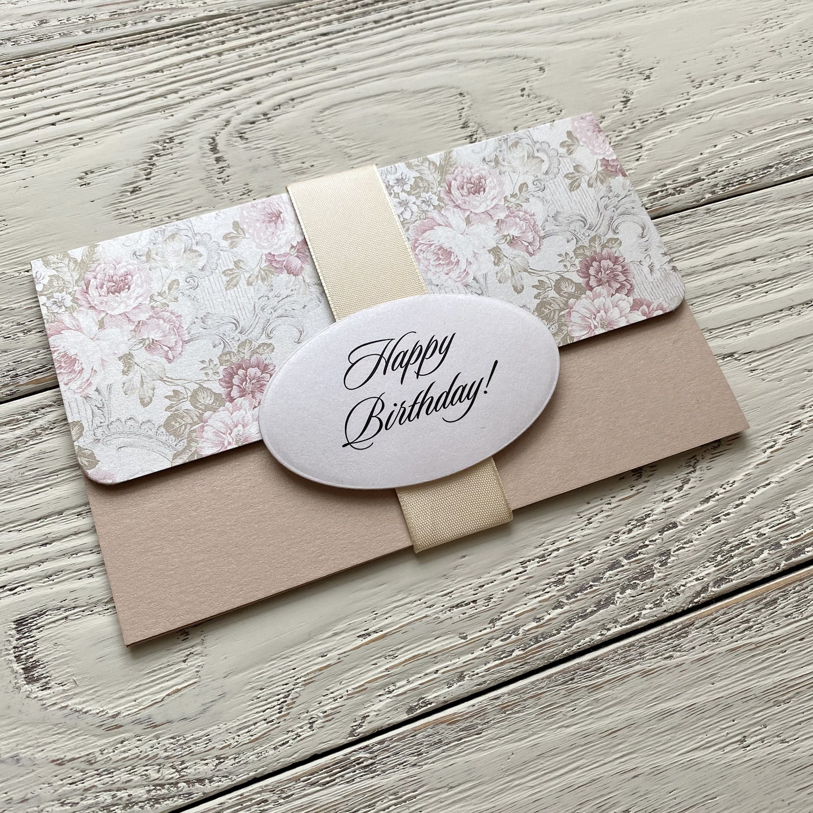 Elegant Floral Money Envelope for Gift Birthday Gift Idea - Etsy