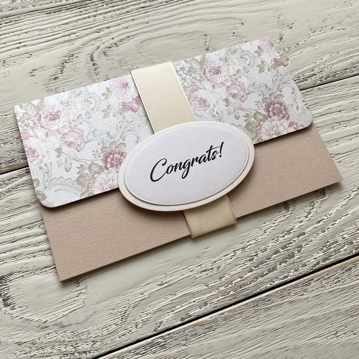 Elegant Floral Money Envelope for Gift Birthday Gift Idea - Etsy
