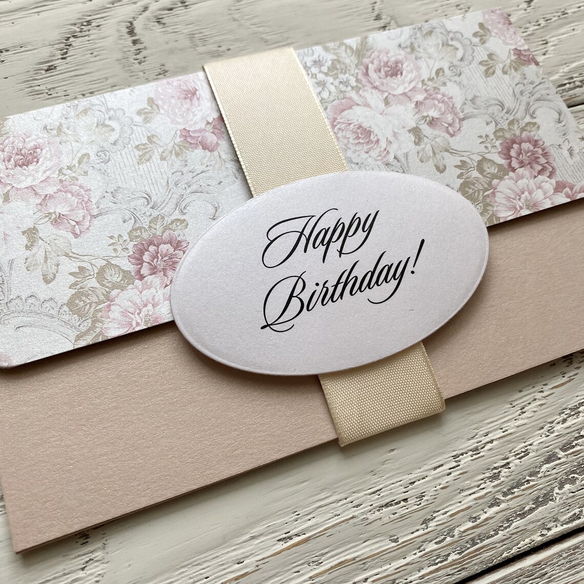 Elegant Floral Money Envelope for Gift Birthday Gift Idea - Etsy