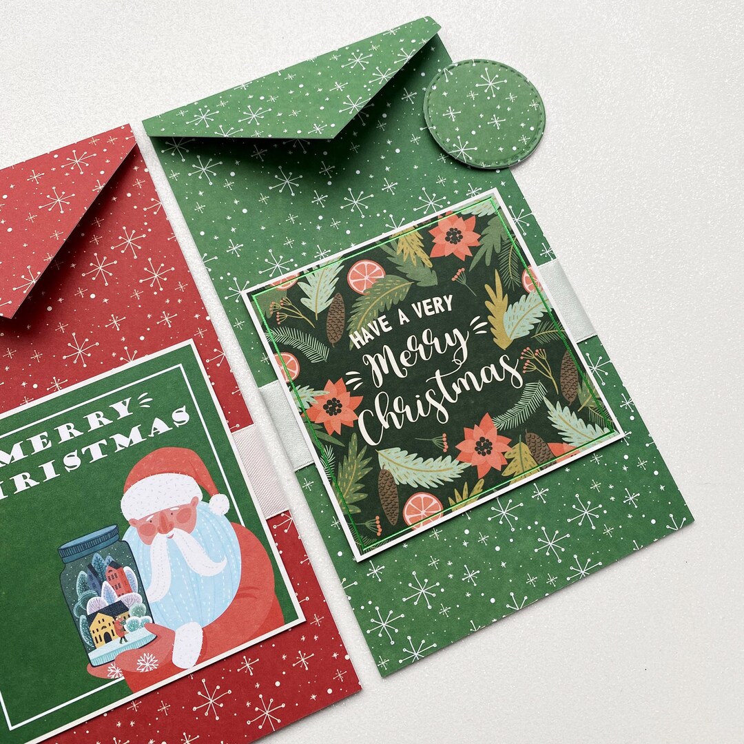 Christmas Money Envelope for Gift, Christmas Money Gift, Santa Claus ...