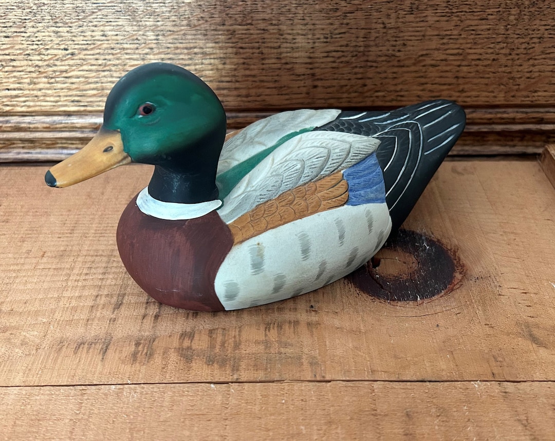 Vintage Ceramic Royal Crown Duck Decor Signed J Byrons, Collectible ...