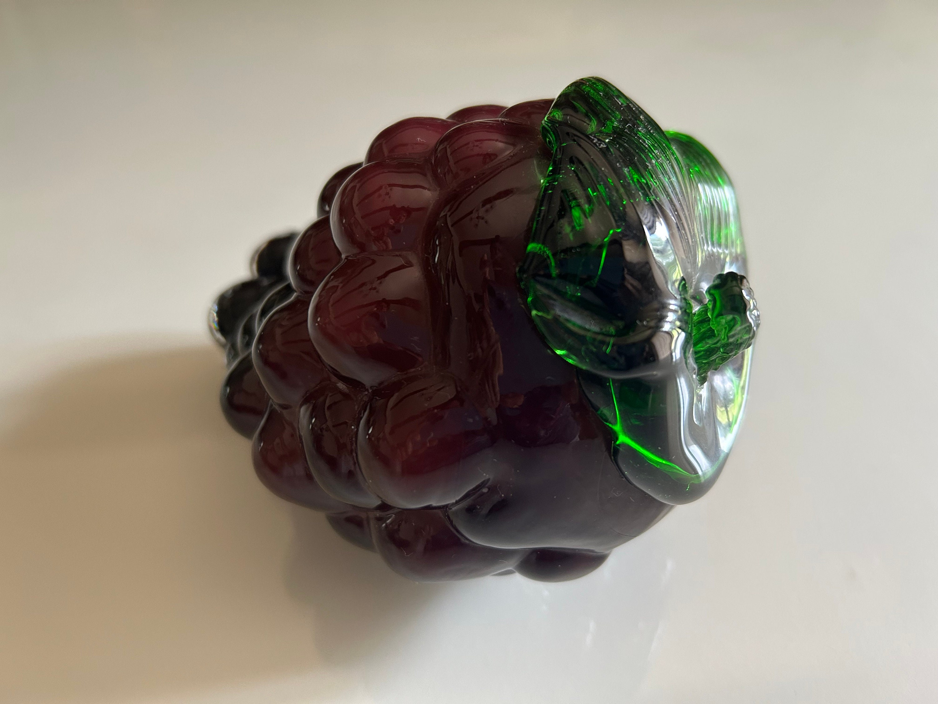 Vintage Glass Grapes Cluster Mid Century Collectible Glass - Etsy