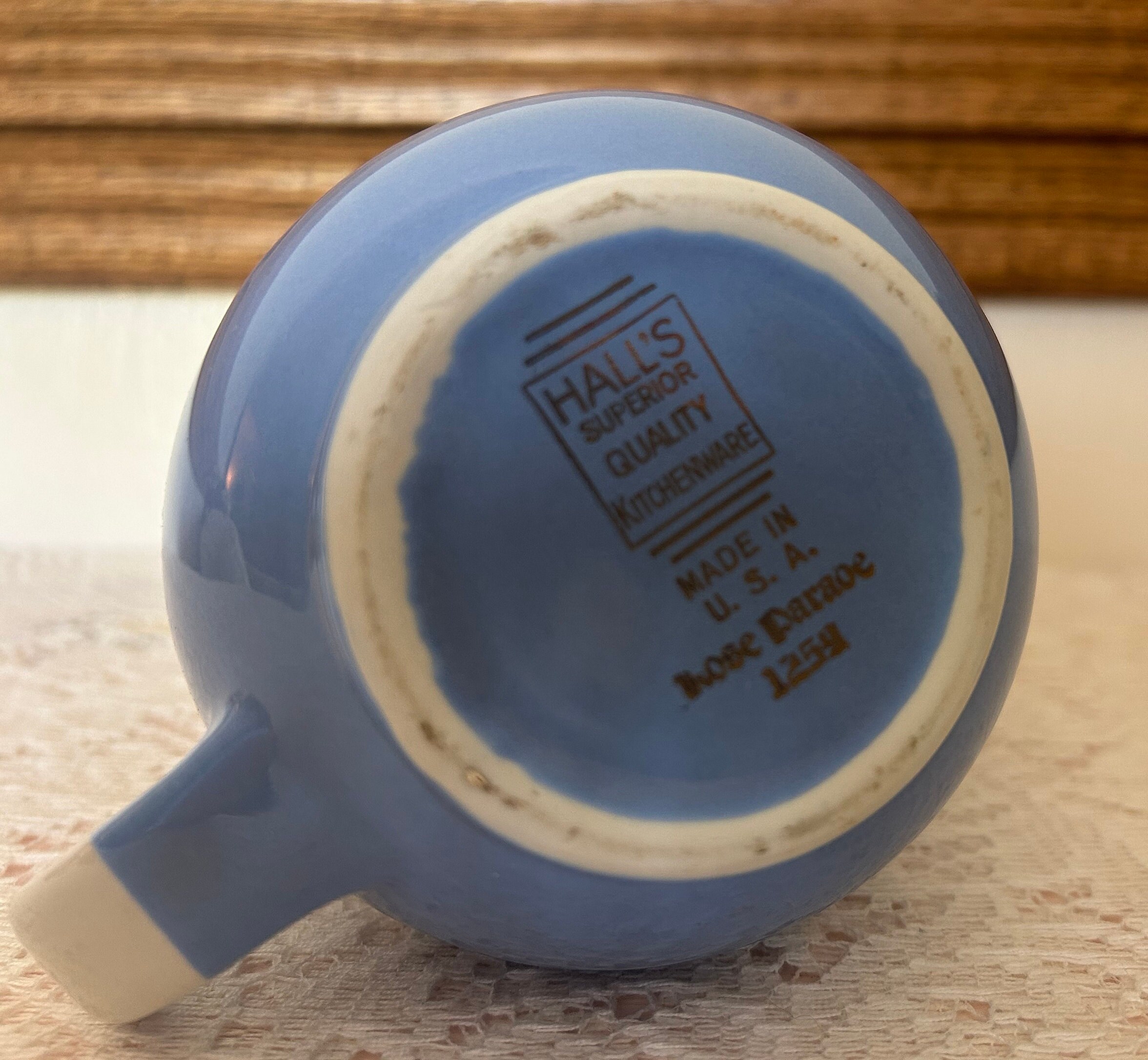 Vintage Hall's Superior Quality Kitchenware Rose Parade 1259 Small ...