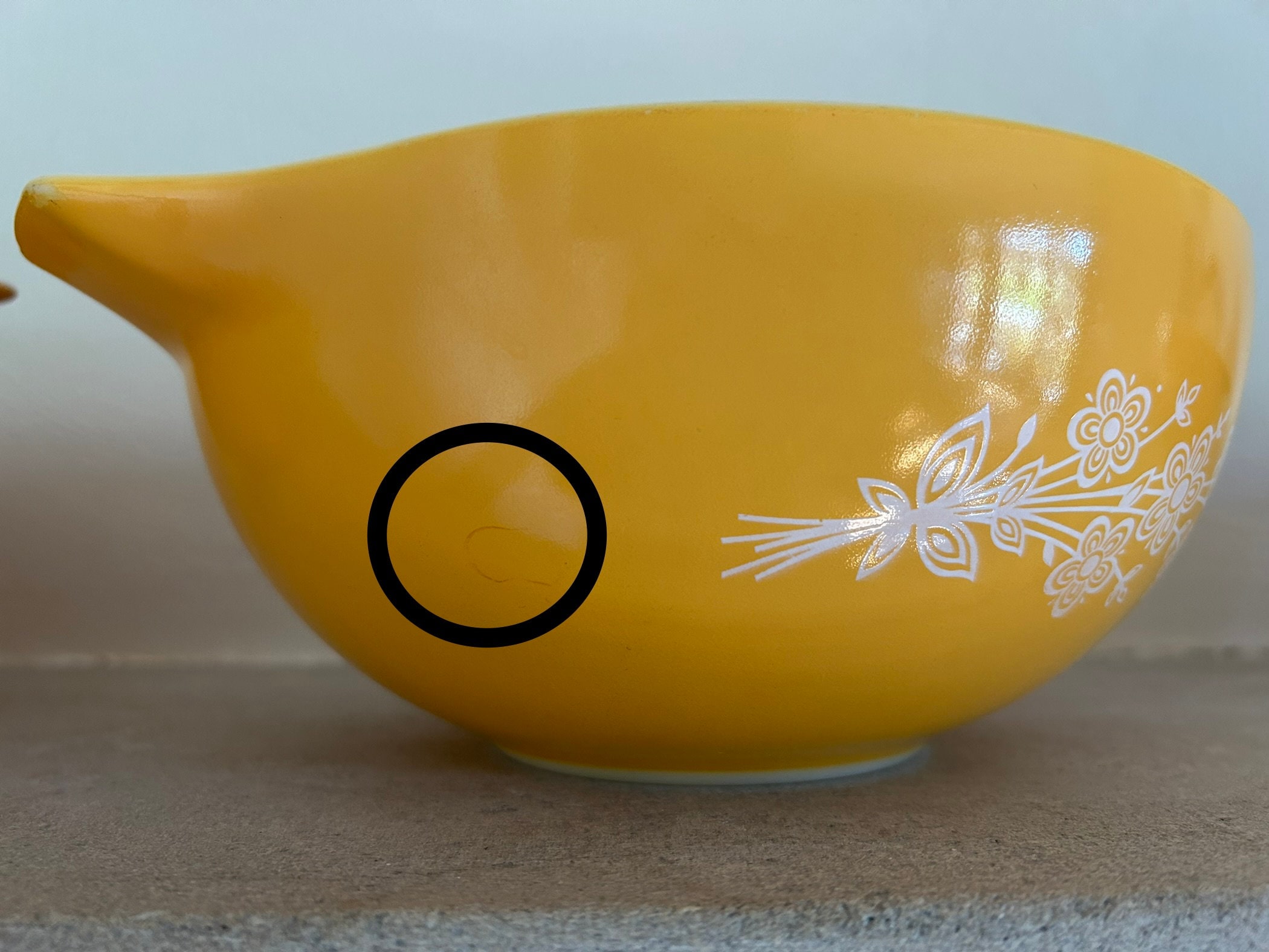 Vintage Pyrex butterfly Gold Redesign Full Cinderella Mixing Bowl Set ...