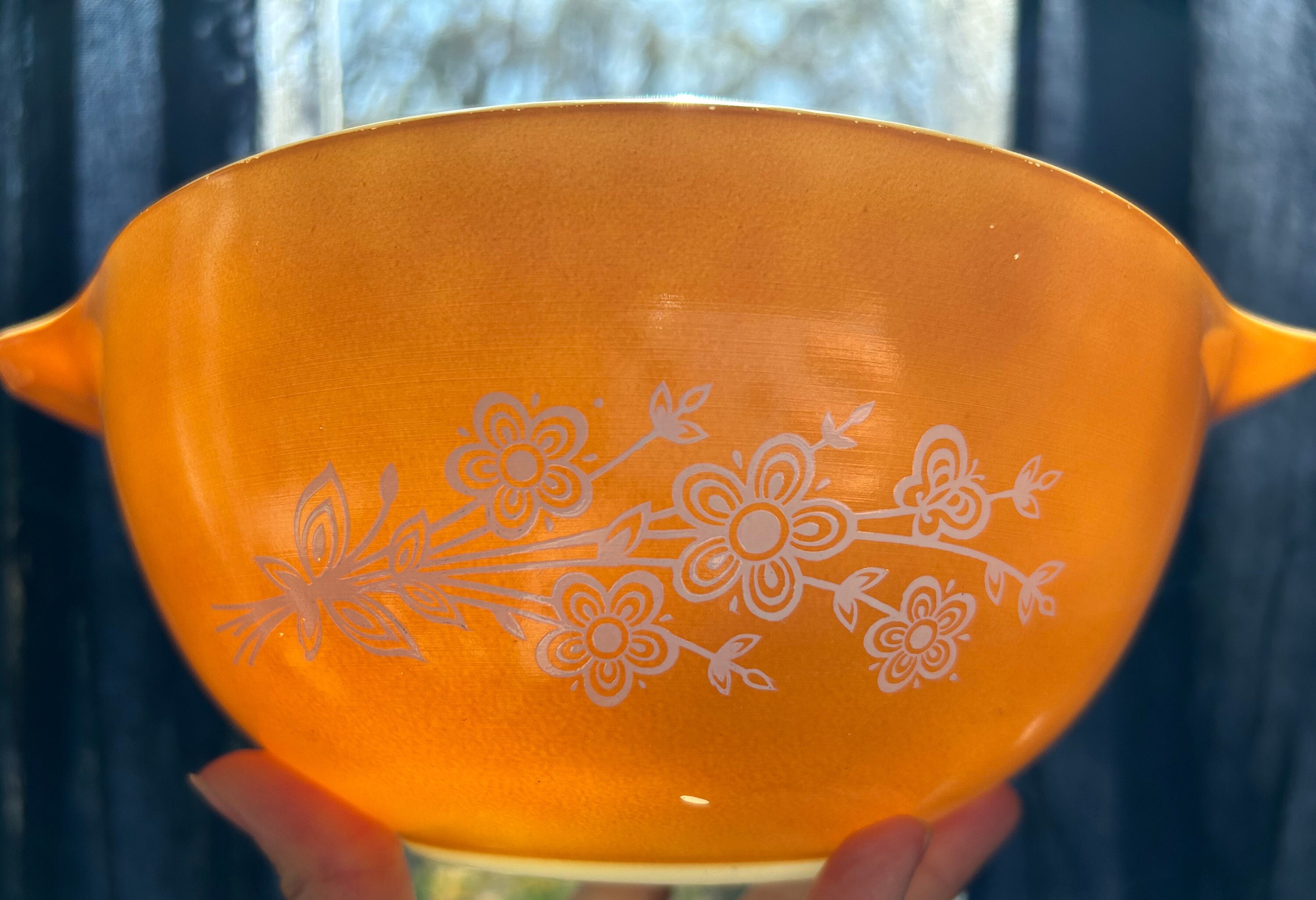 Vintage Pyrex "butterfly Gold Redesign" Full Cinderella Mixing Bowl Set ...