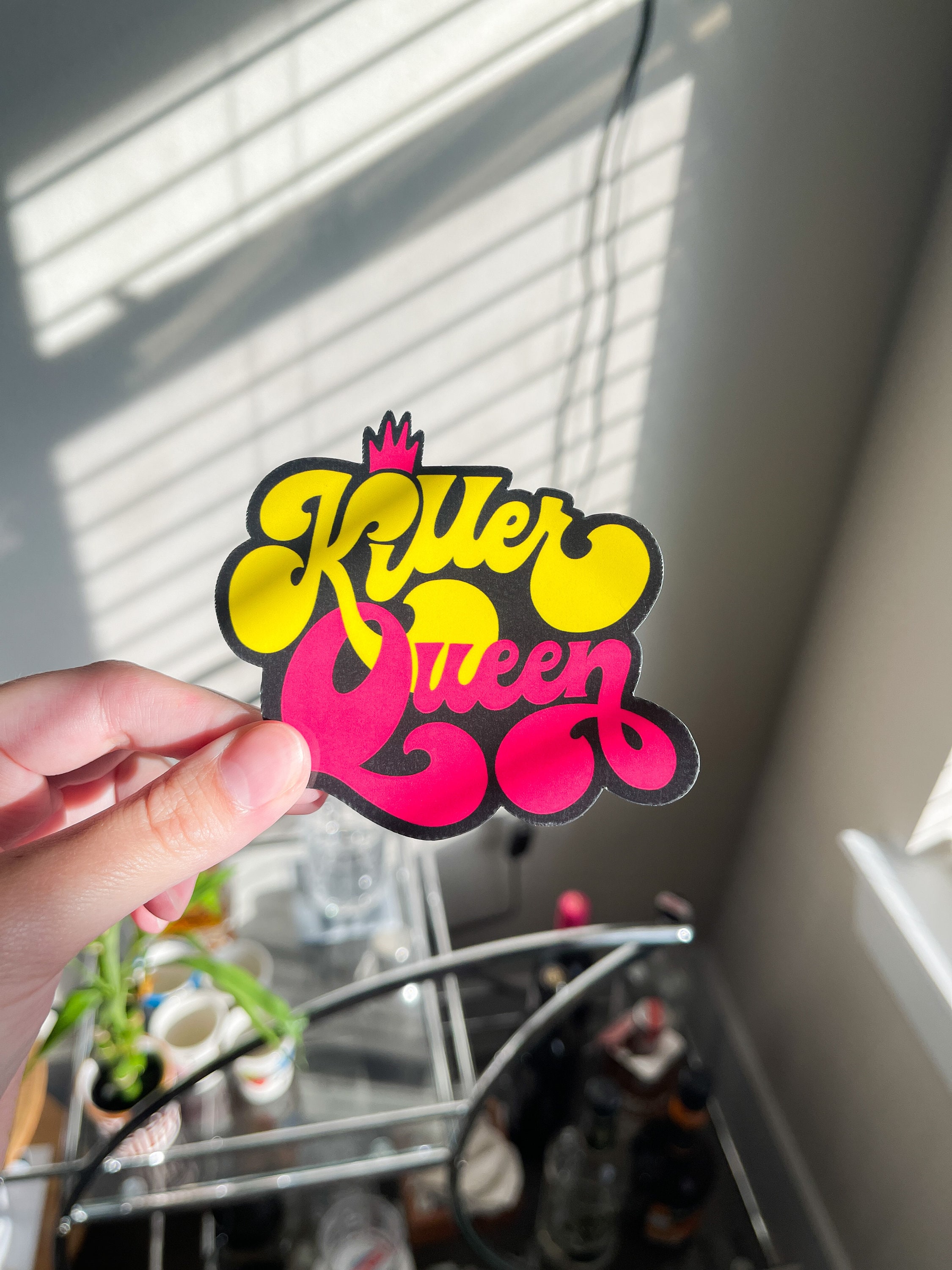 Killer Queen Sticker, Queen Sticker, Queen Band Sticker, Killer Queen ...