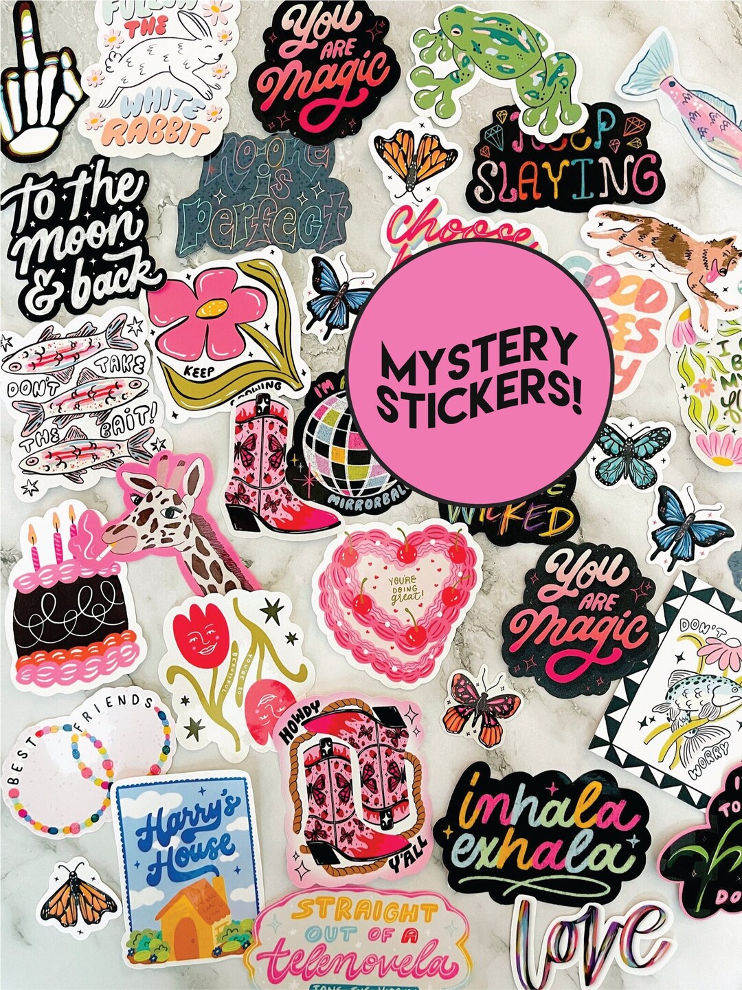 Mystery Stickers, Mystery Sticker, Random Sticker, Surprise Sticker ...