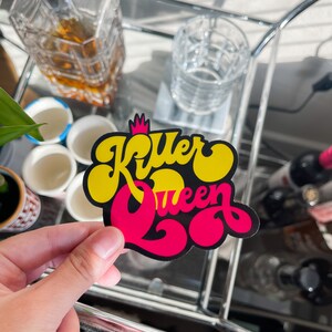 Killer Queen Sticker, Queen Sticker, Queen Band Sticker, Killer Queen ...