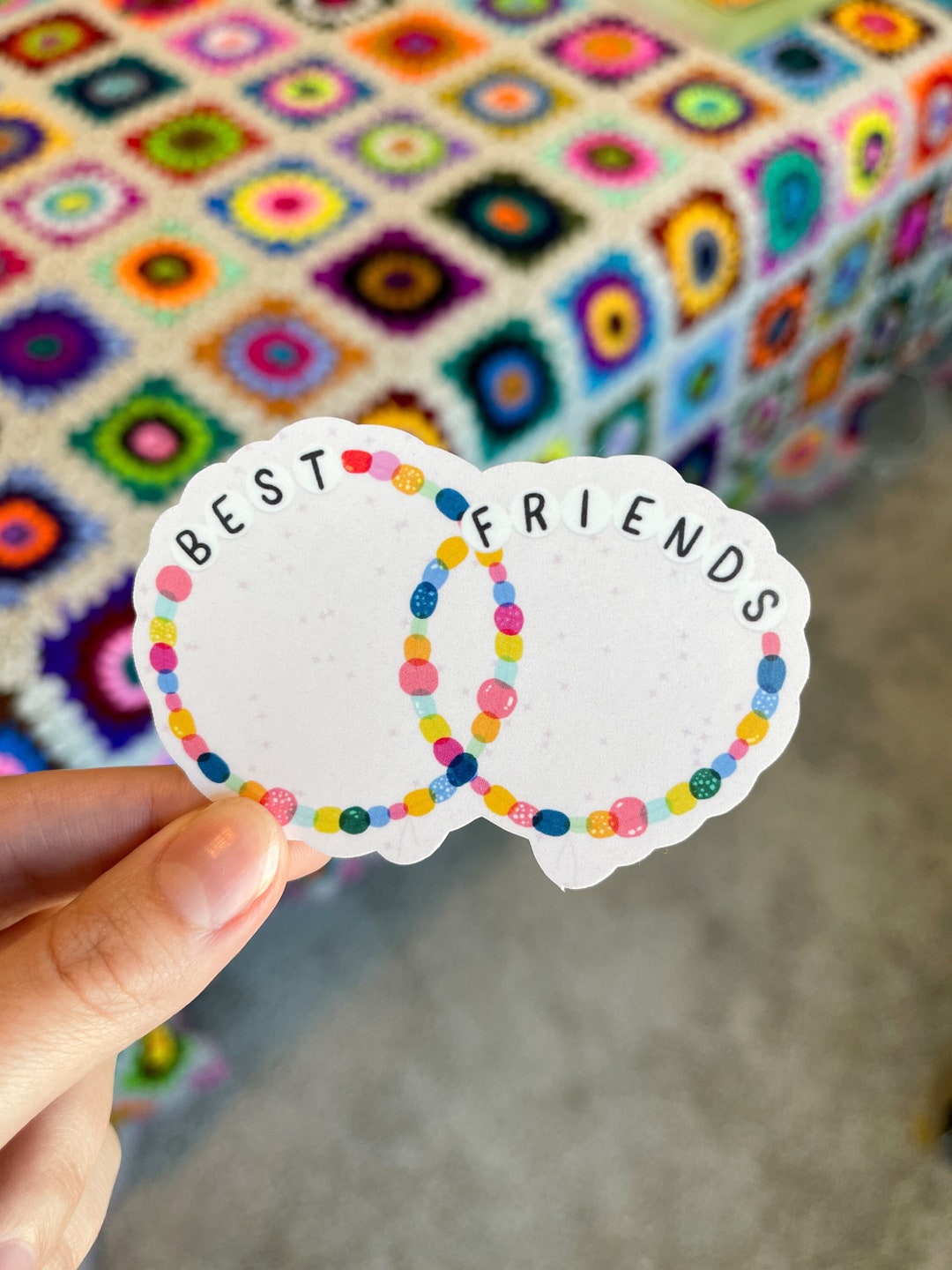 Friendship Bracelet Sticker Taylor Swift Sticker Make the - Etsy