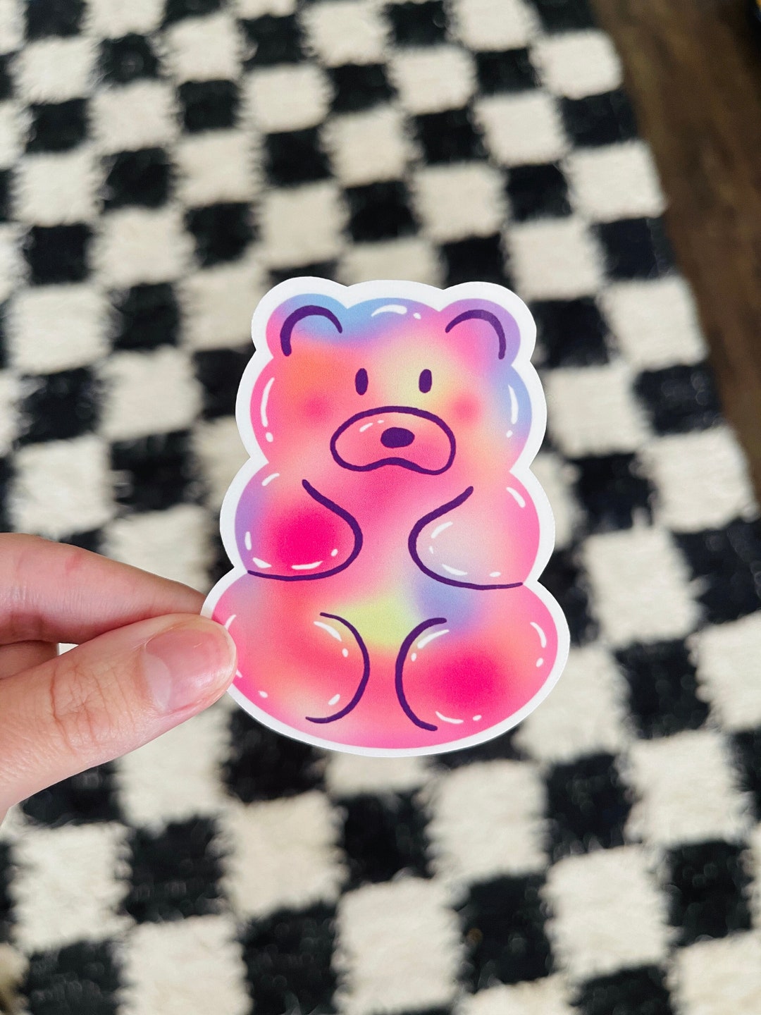 Gummy Bear Sticker, Gummy Sticker, Gummy Bear, Sticker for Laptop ...