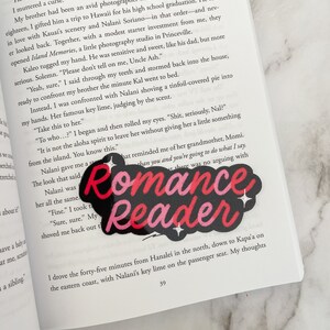 Romance Reader Sticker, Reading Sticker, Romance Sticker, Reader Gift ...
