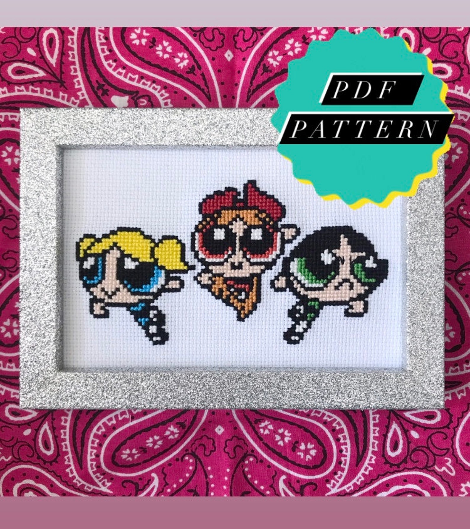 Powerpuff Girls PDF Pattern | Etsy