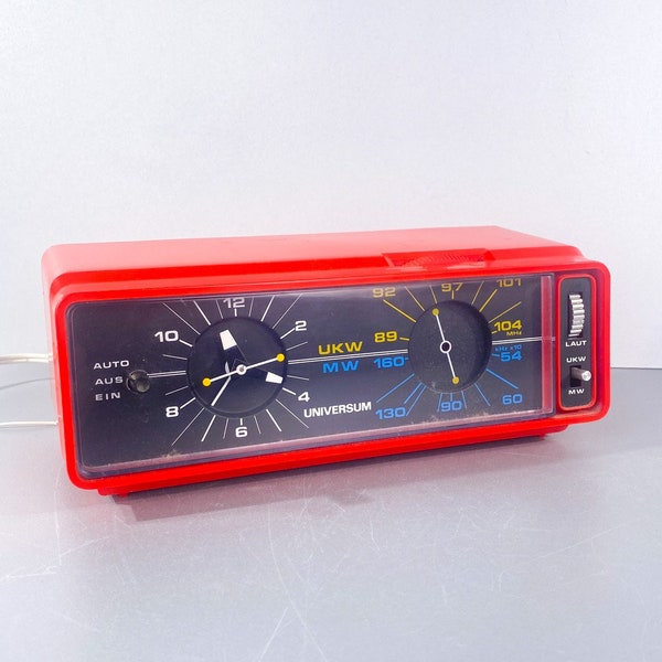 Vintage Clock Radio - Etsy