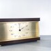 Junghans Quartz Table Clock Made of Wood and Brass - Etsy